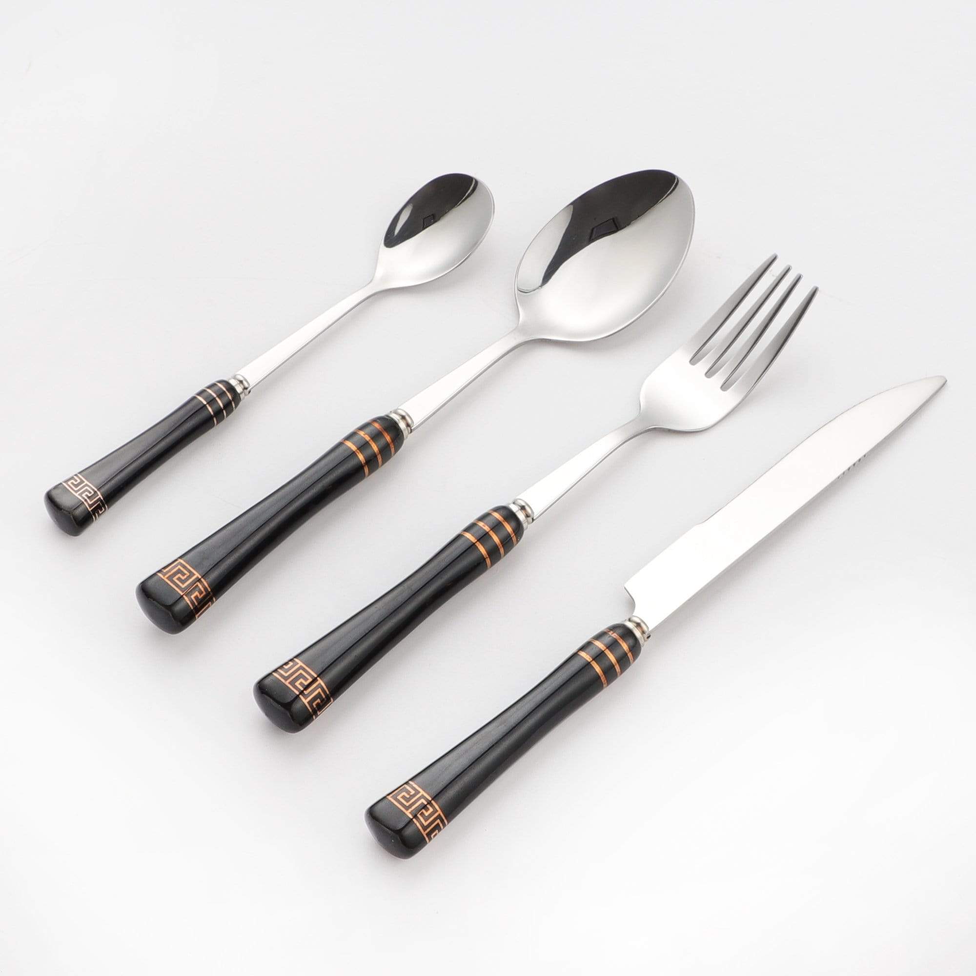The Premium Cutlery Set | Black Cutlery | KitchBoom